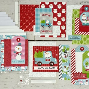 Christmas Card Making Kit- 5 Card Variety Pack DIY Kit- Make Your Own ...