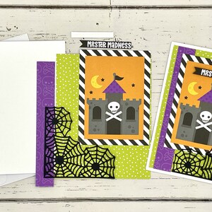 Halloween Card Making Kit #1- 5 Card Variety Pack DIY Kit- Make Your ...