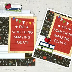 Back to School/teacher Card Making Kit #1- 7 Card DIY Kit- All Ages ...