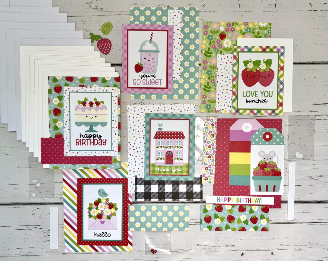 All Occasions Card Making Kit- 6 Card DIY Kit- All Ages Card Kit- Make ...