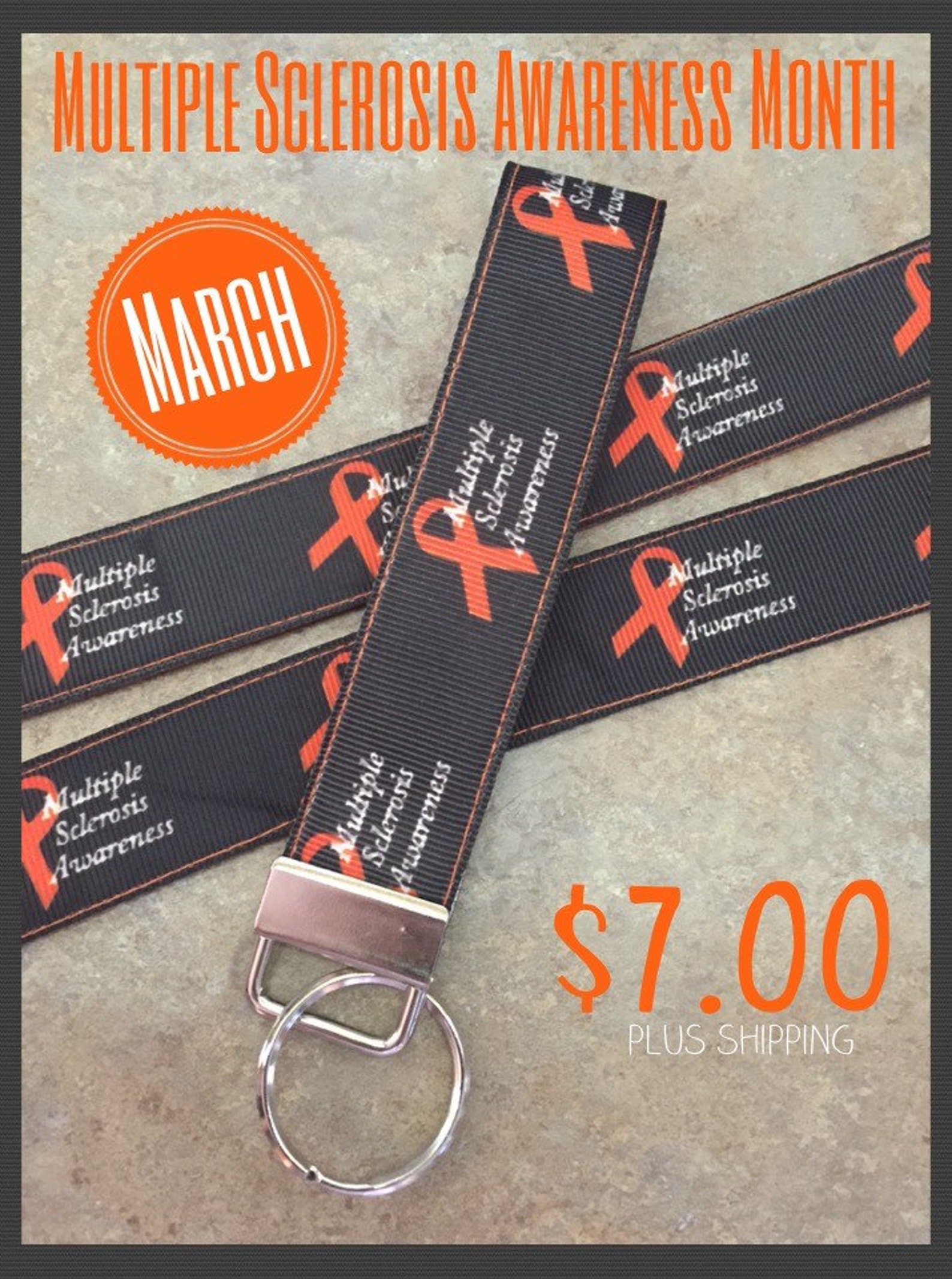 Multiple Sclerosis Awareness Themed Wristlet - Etsy