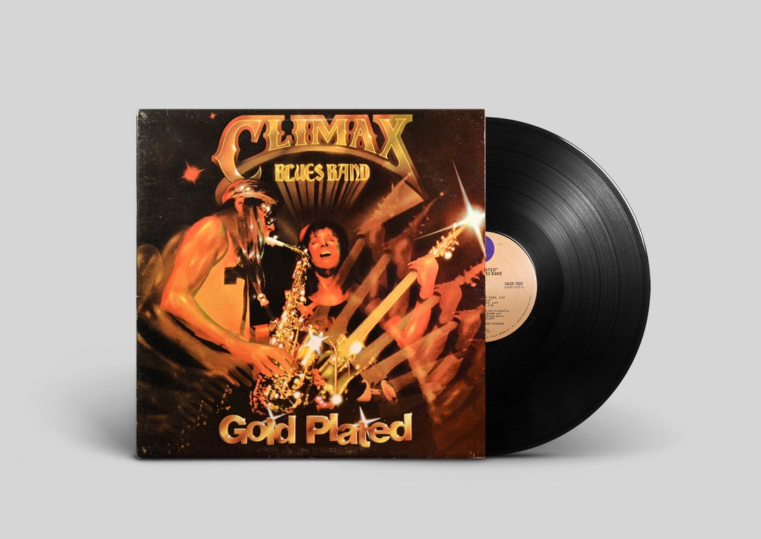 1970s Classic Blues Rock Vinyl Record - Climax Blues Band - Gold Plated ...