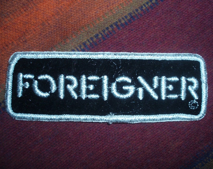 Foreigner - Patch - Jukebox Hero - Cold as Ice - Collectible - Mick ...