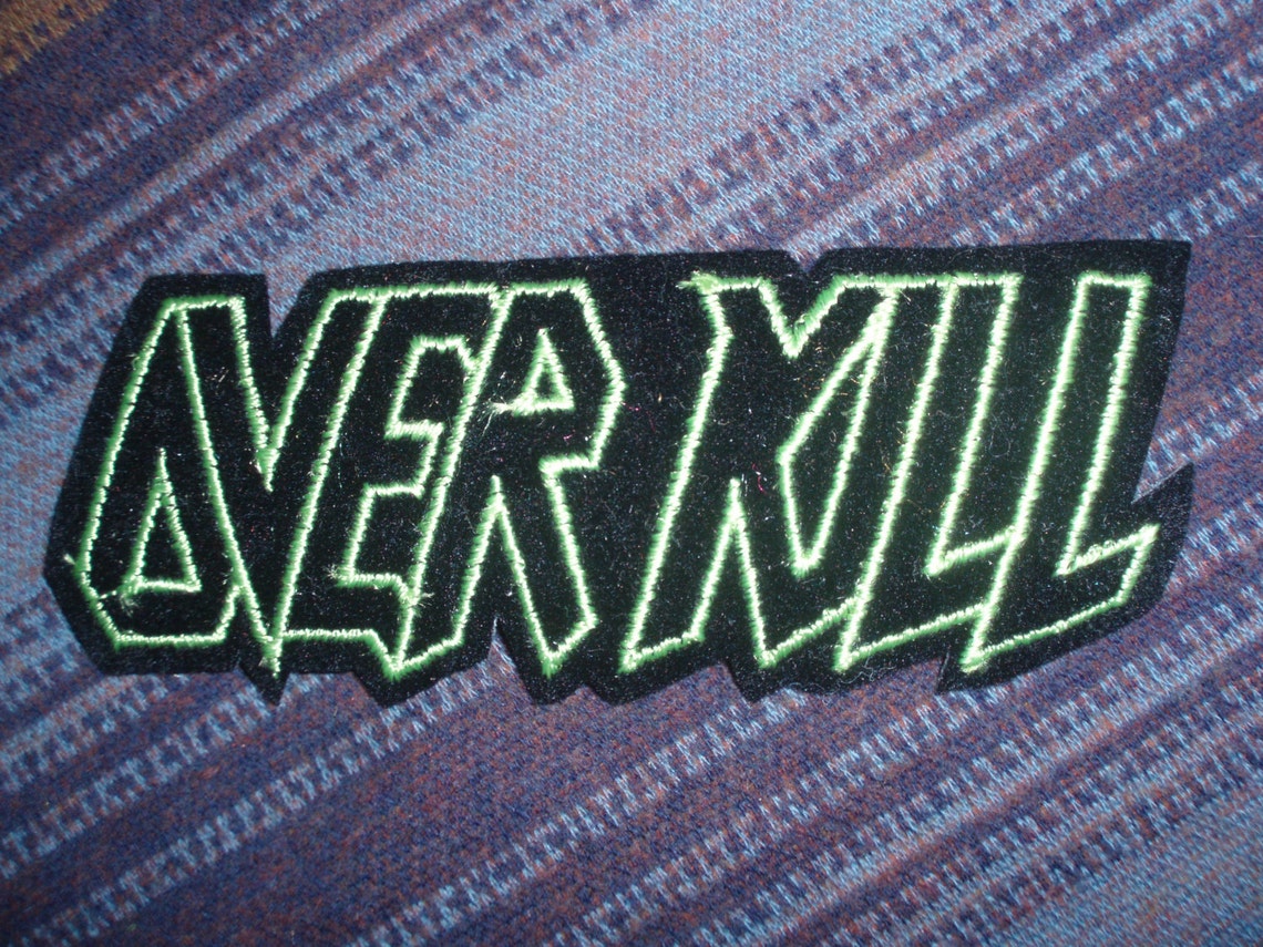 Overkill - Patch - Thrash Metal - Collectible - Bobby Ellsworth - Etsy