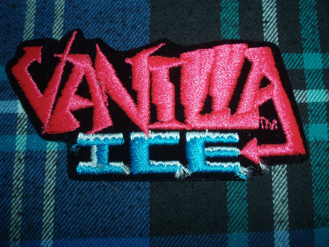 Vanilla Ice - Patch - Ice Ice Baby - Collectible - Souvenir - Word to ...
