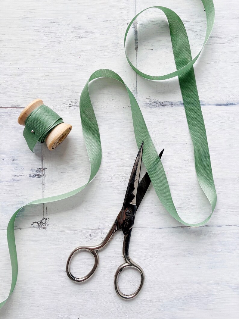 Eucalyptus Green Seam Binding Ribbon Pastel Green Gift Wrap | Etsy