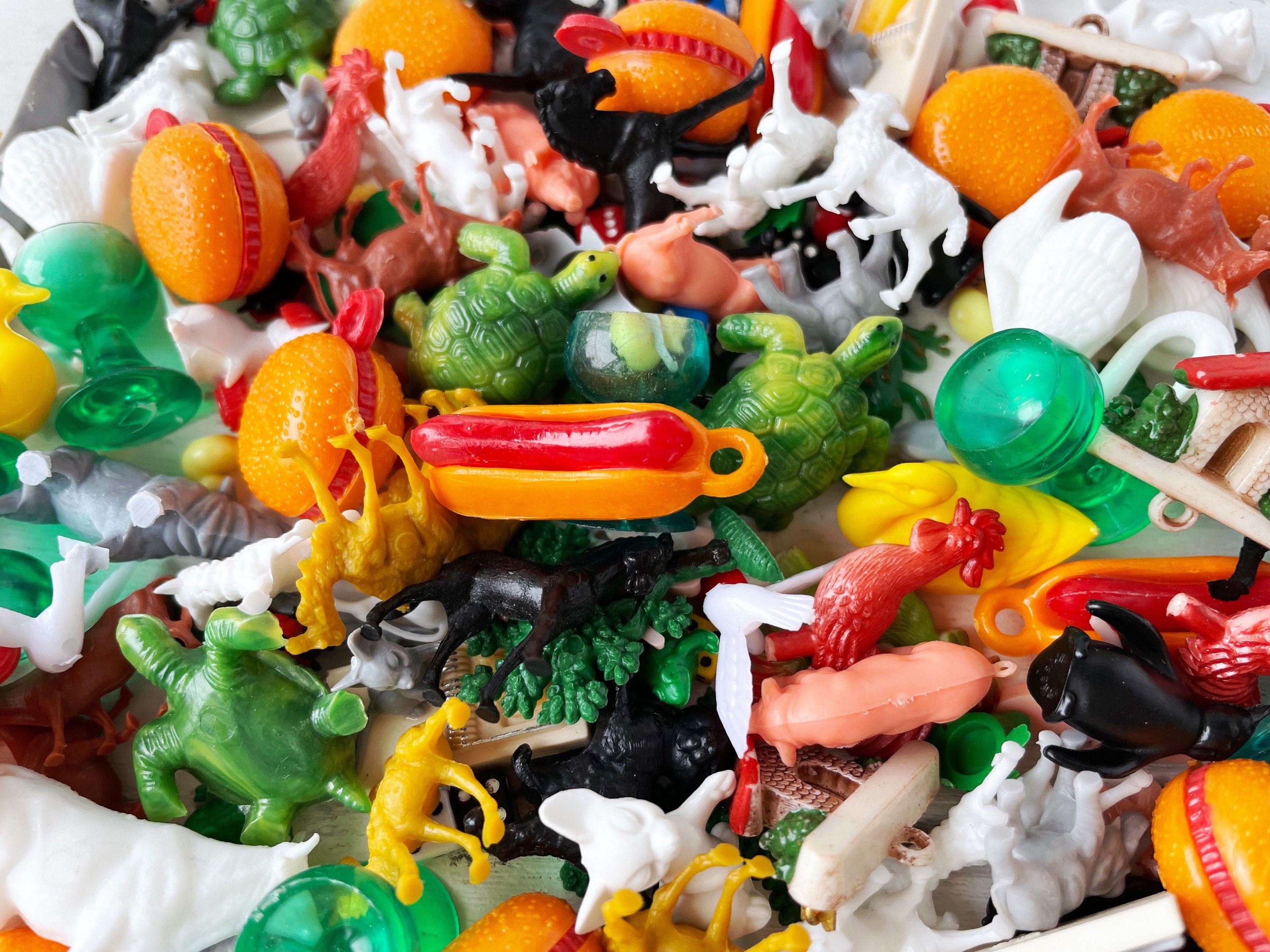 Vintage Miniature Trinkets Tiny Plastic Toys for Advent - Etsy