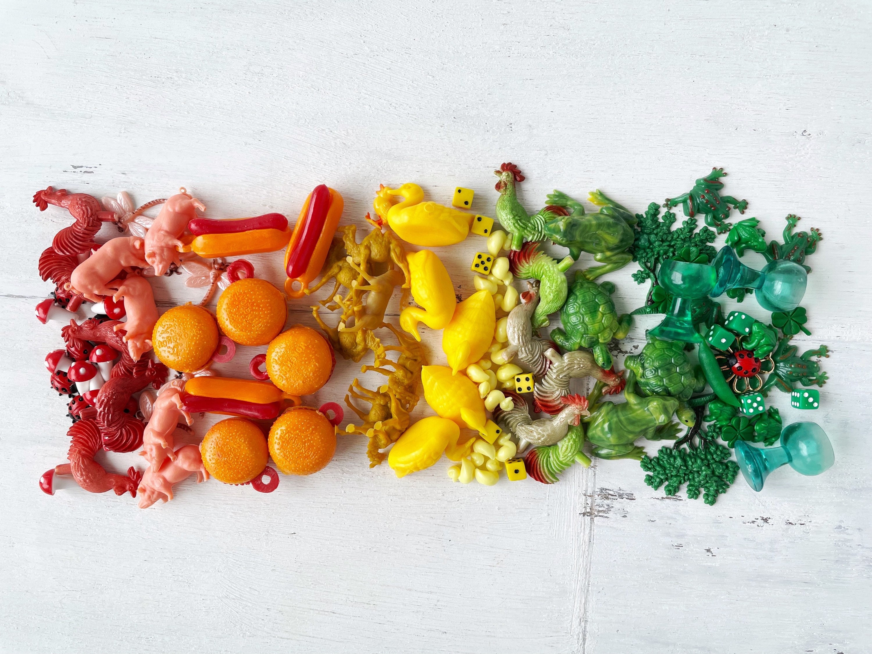 Vintage Miniature Trinkets Tiny Plastic Toys for Advent - Etsy