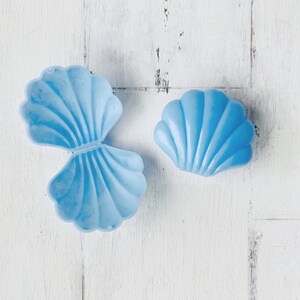 Vintage Plastic Clam Shell Boxes • Set of 2 Pastel Trinket Favor ...