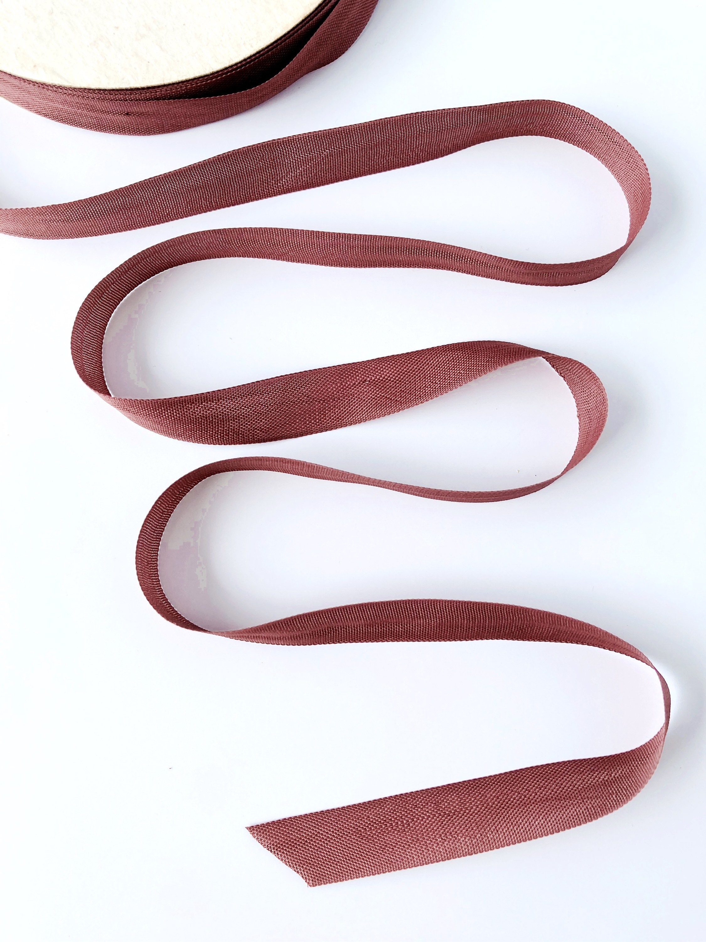 Vintage Mulberry Seam Binding Ribbon • Dusty Mauve Trim for Gift ...