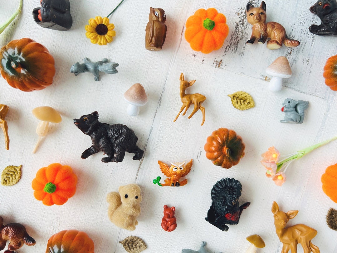 Vintage Autumn Miniatures Set of 10 Rare Trinkets for - Etsy UK