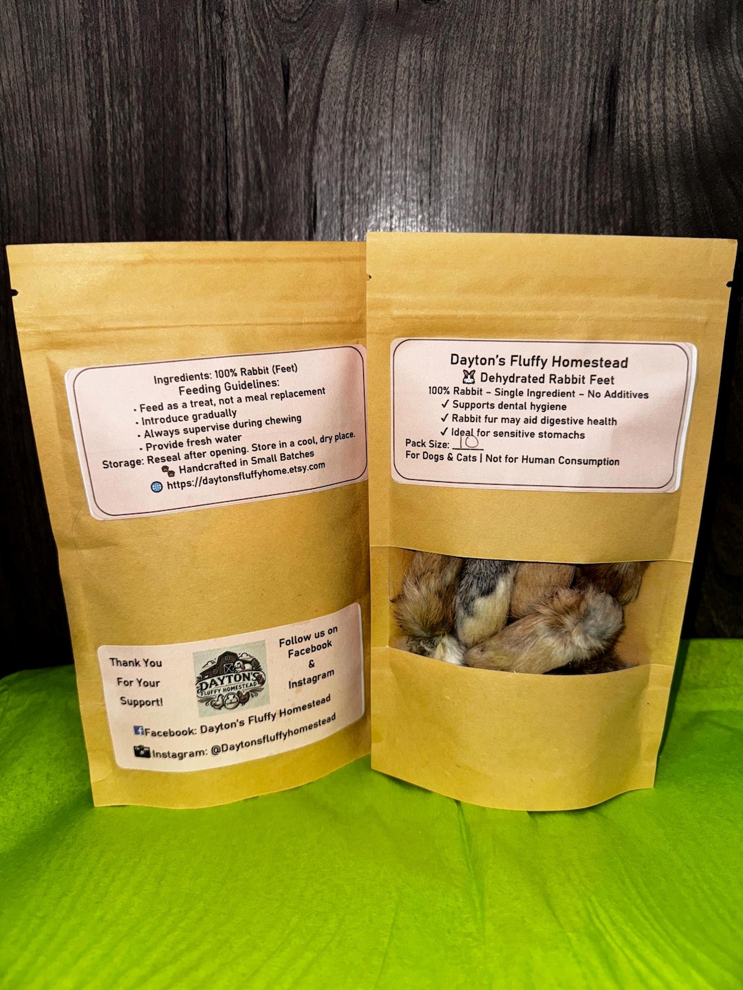 Dehydrated Rabbit Feet ,chews, Treats - Etsy