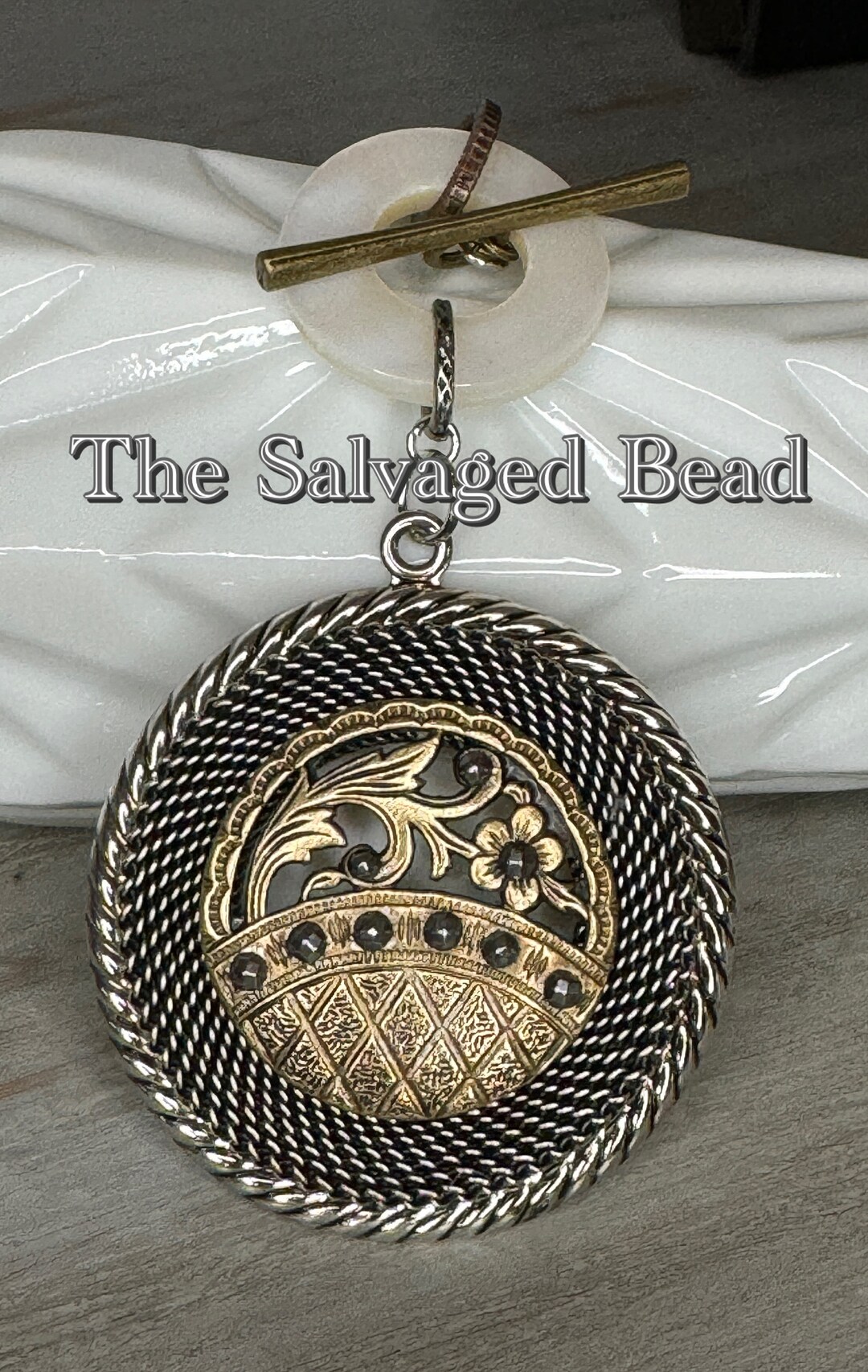 Antique Victorian Lattice Twinkle Button Necklace Circa 1880’s - Etsy