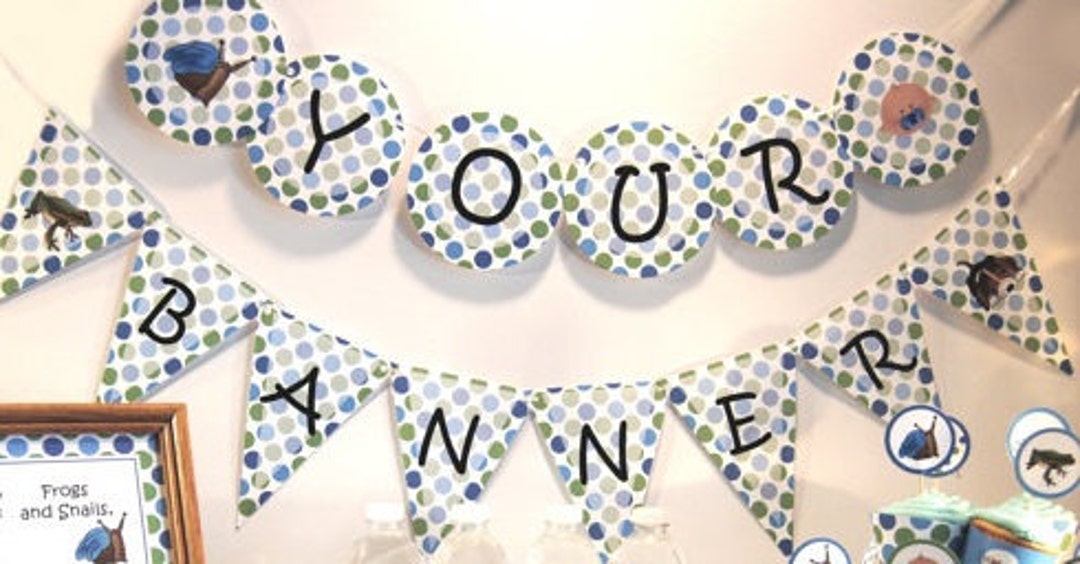 Baby Boy Banner - Etsy