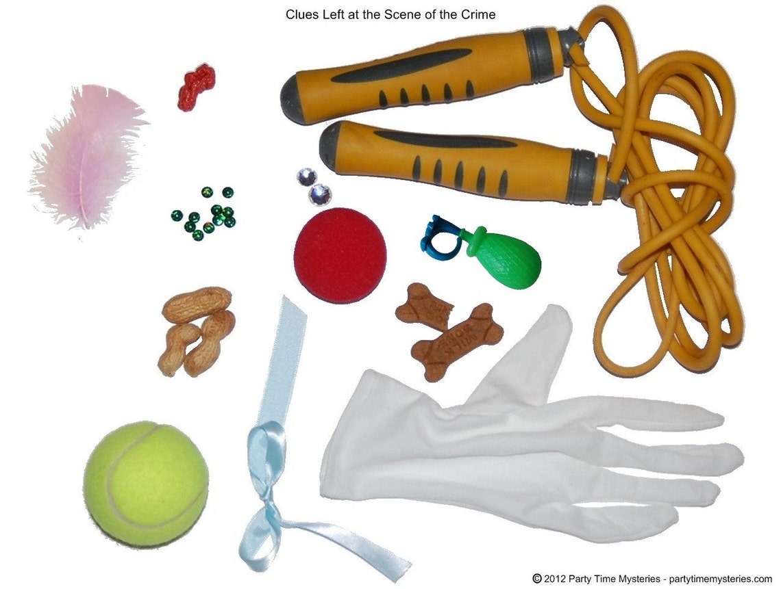 Child Party Game Trouble Under the Big Top Mystery - Etsy