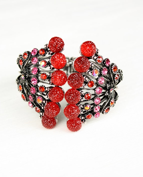 Vintage Ruby Red Statement Gem