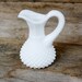 Vintage Mini Milk Glass Pitcher/creamer - Etsy