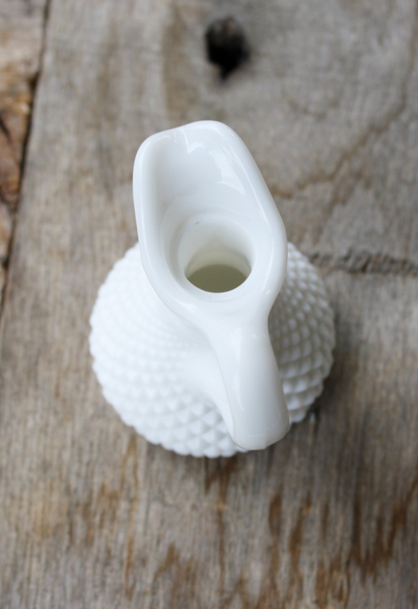 Vintage Mini Milk Glass Pitcher/creamer | Etsy