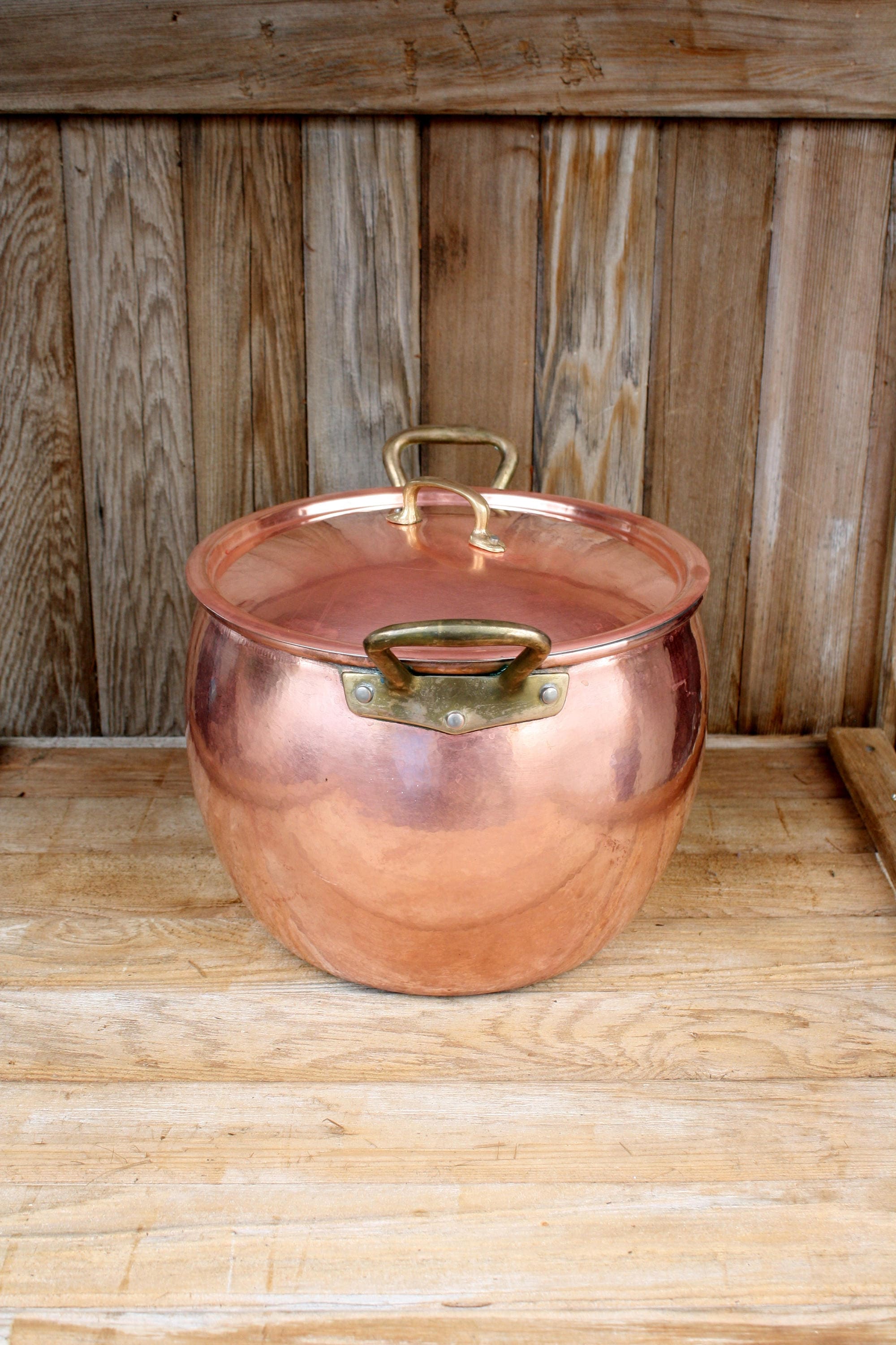 Vintage Ruffoni Copper Stock Pot 14qt | Etsy