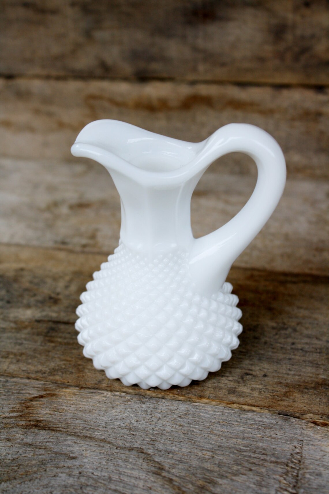 Vintage Mini Milk Glass Pitcher/creamer | Etsy