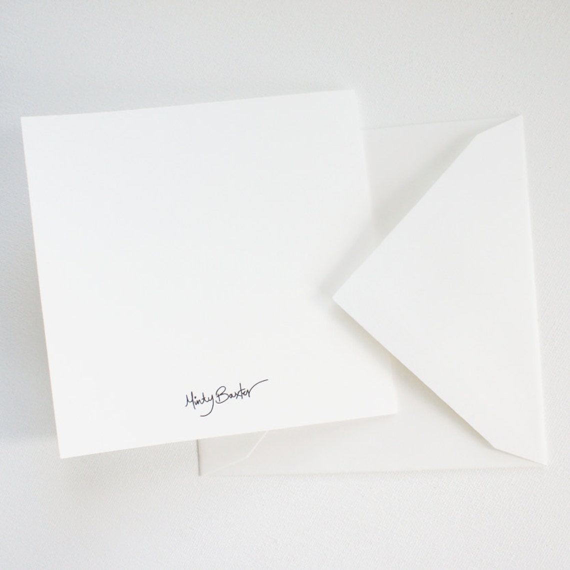 Blank Card Set of 4 Writing Set Artist Cards - Etsy