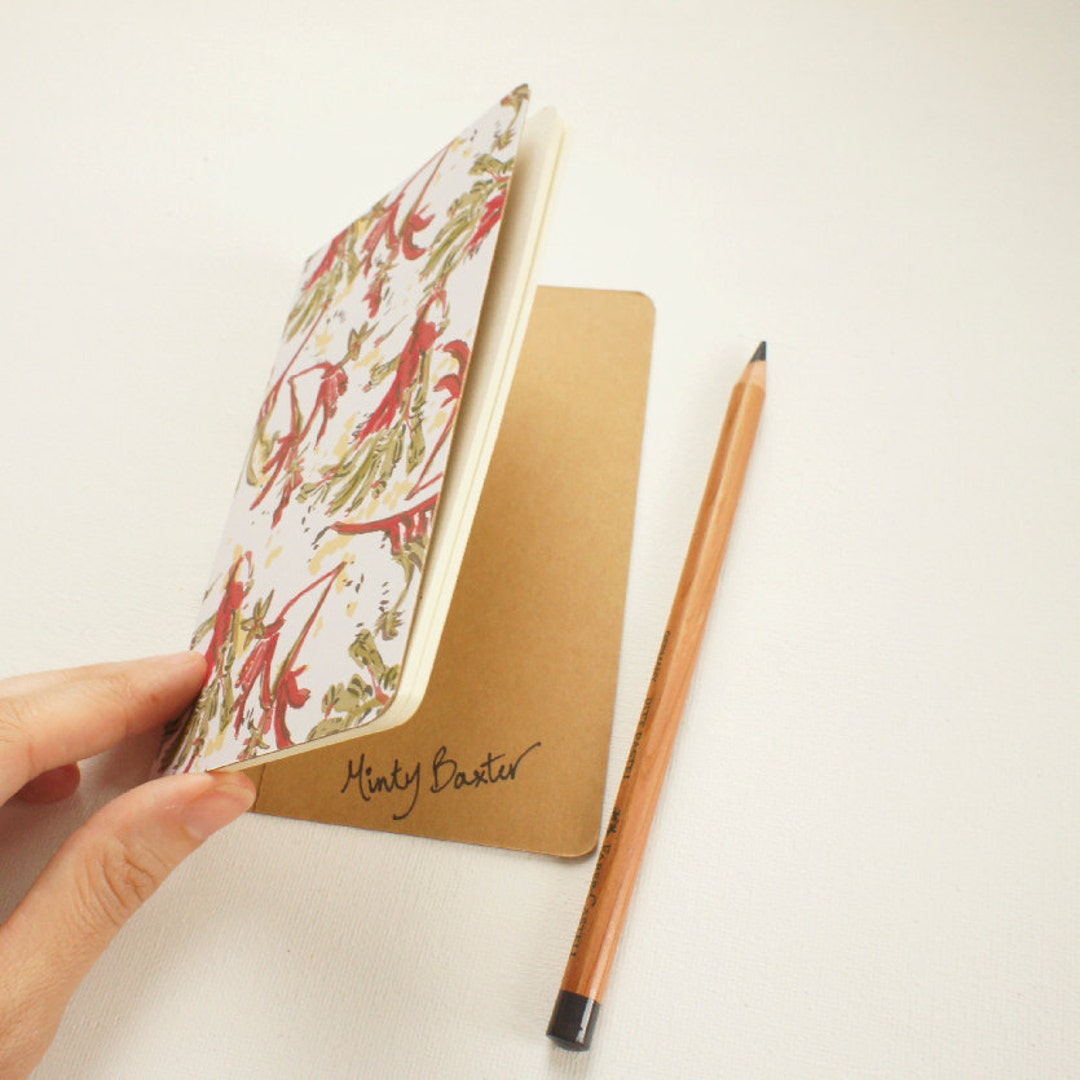 Mini Journal Covered With Kangaroo Paw Paper - Etsy
