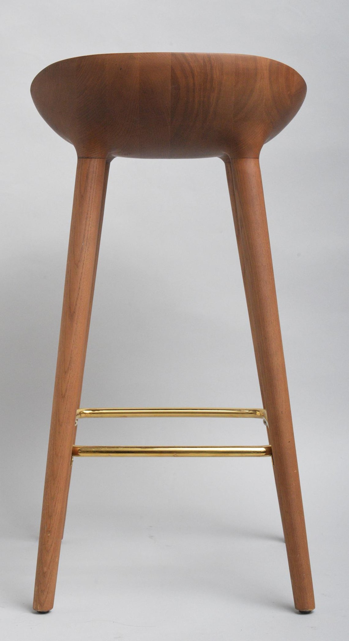 Mid -century Modern Furniture Bar Stool Walnut Colorash Wood - Etsy