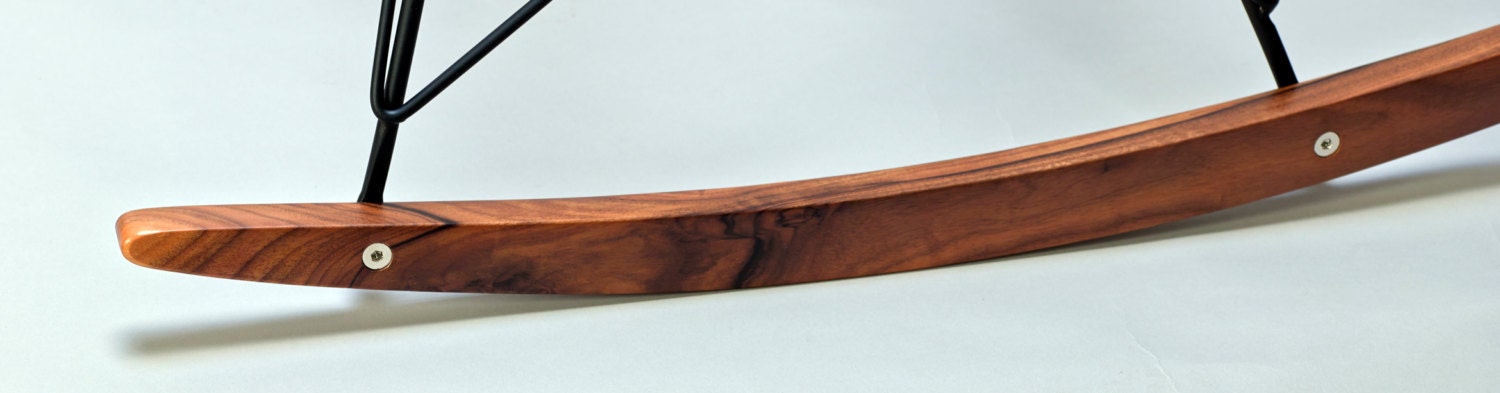 Eames Herman Miller Chair ROCKER BASE Black Frame Walnut - Etsy