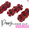 Dainty Daisy SVG Flower Clip Template Flower SVG, 3D Felt Flower ...