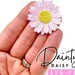 Dainty Daisy SVG Flower Clip Template Flower SVG, 3D Felt Flower ...