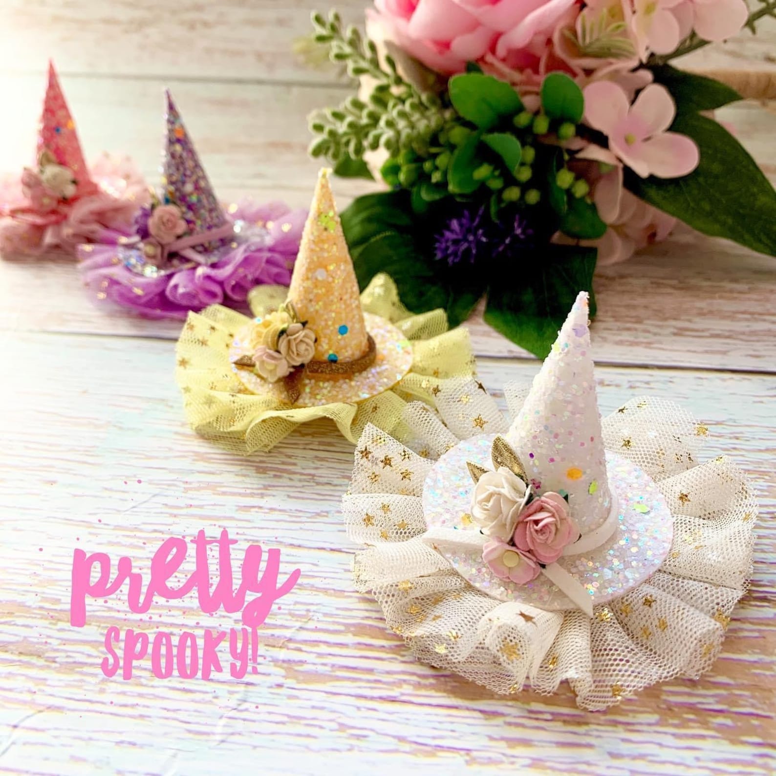 Mini Witches Hat SVG | Witch Hat Hair Bow | Witch Hair Clip Template ...