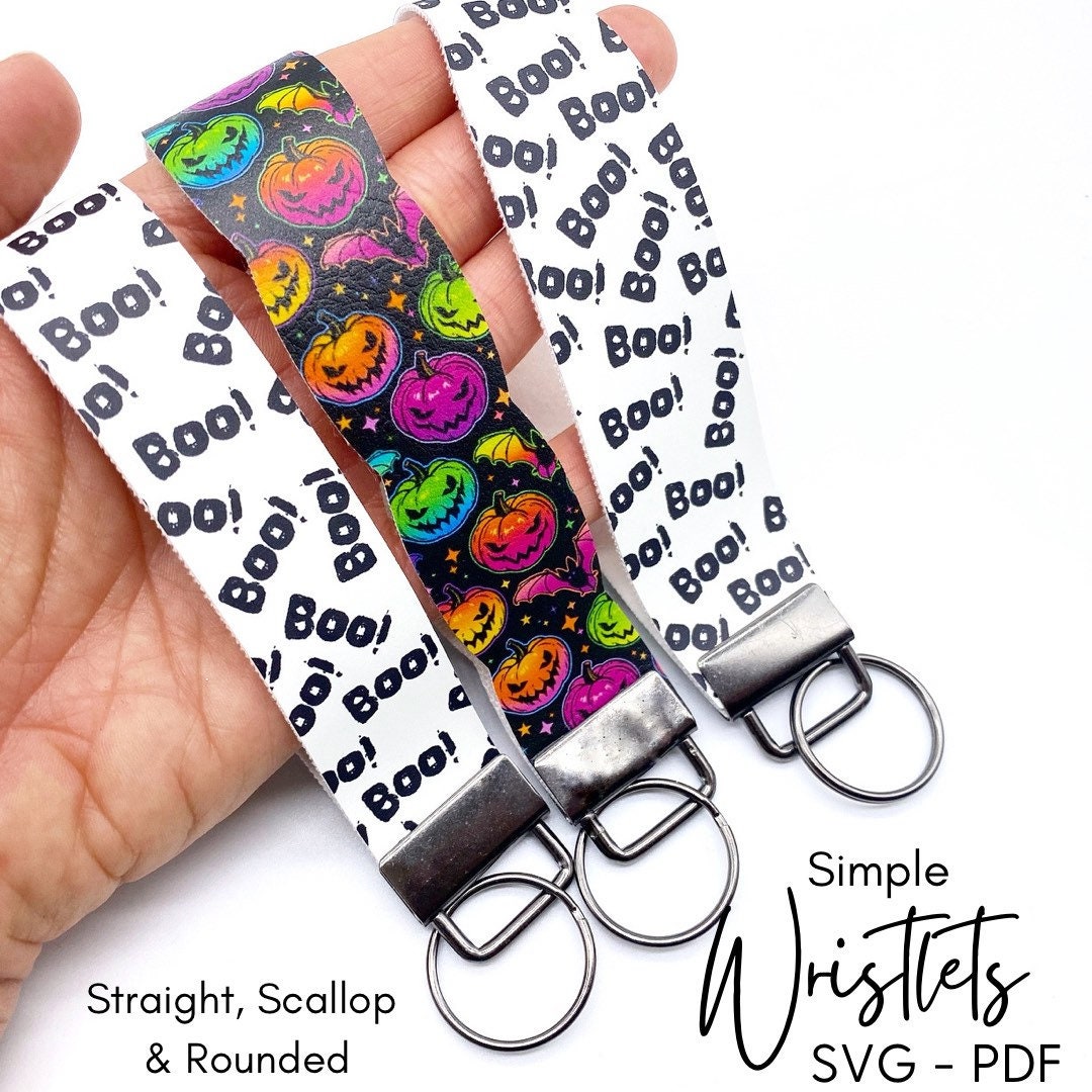 Wristlet SVG | Key Fob SVG | Keychain Wrist Fob Template | Faux Leather ...