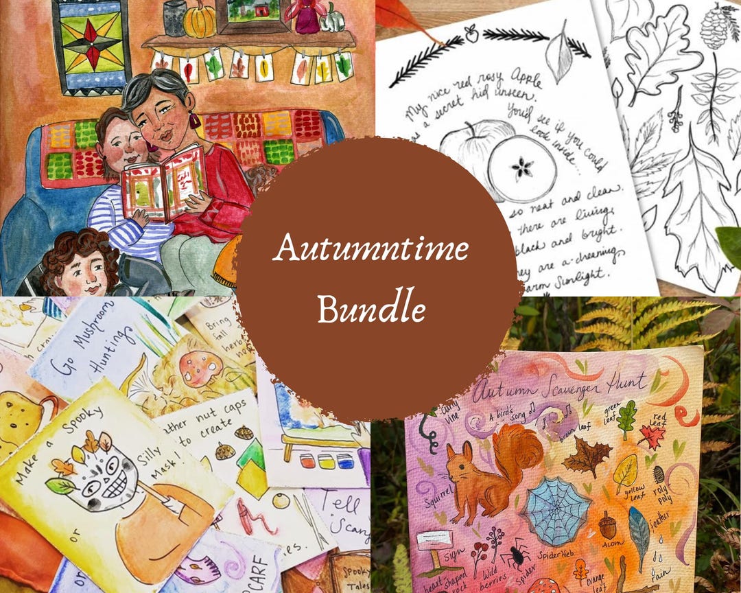 Autumn Time Bundle- Equinox, Nature Table Art, Scavenger Hunt, Poetry ...
