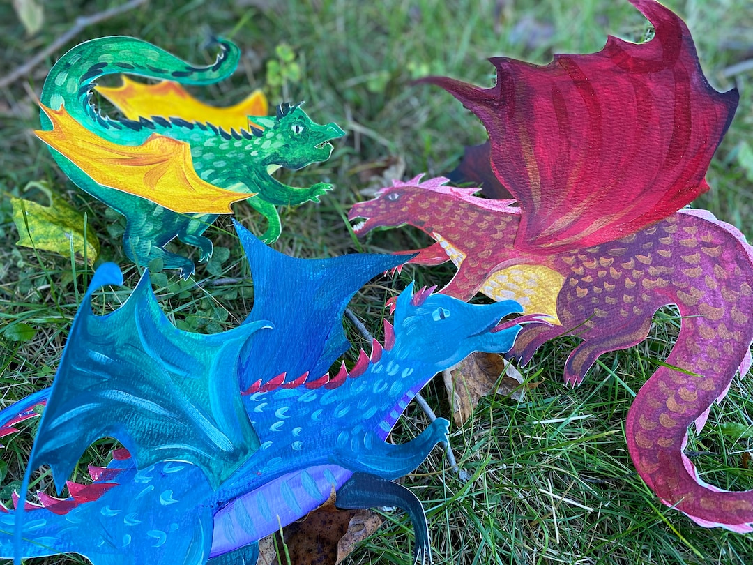 Michaelmas Printable Dragons- Set of 3 - Etsy