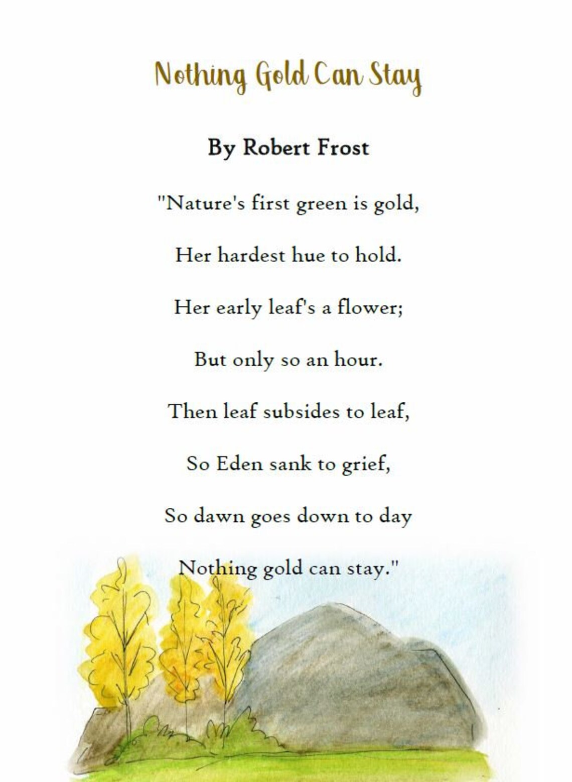 Fall Poetry and Handwriting Bundle - Etsy