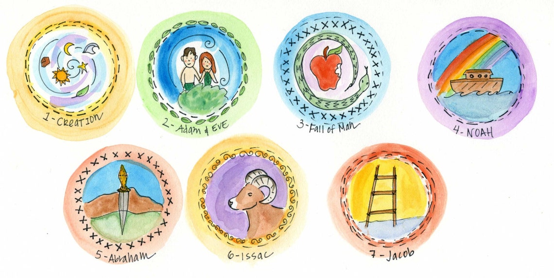 Jesse Tree Advent Calendar Christmas Count Down Calendar | Etsy