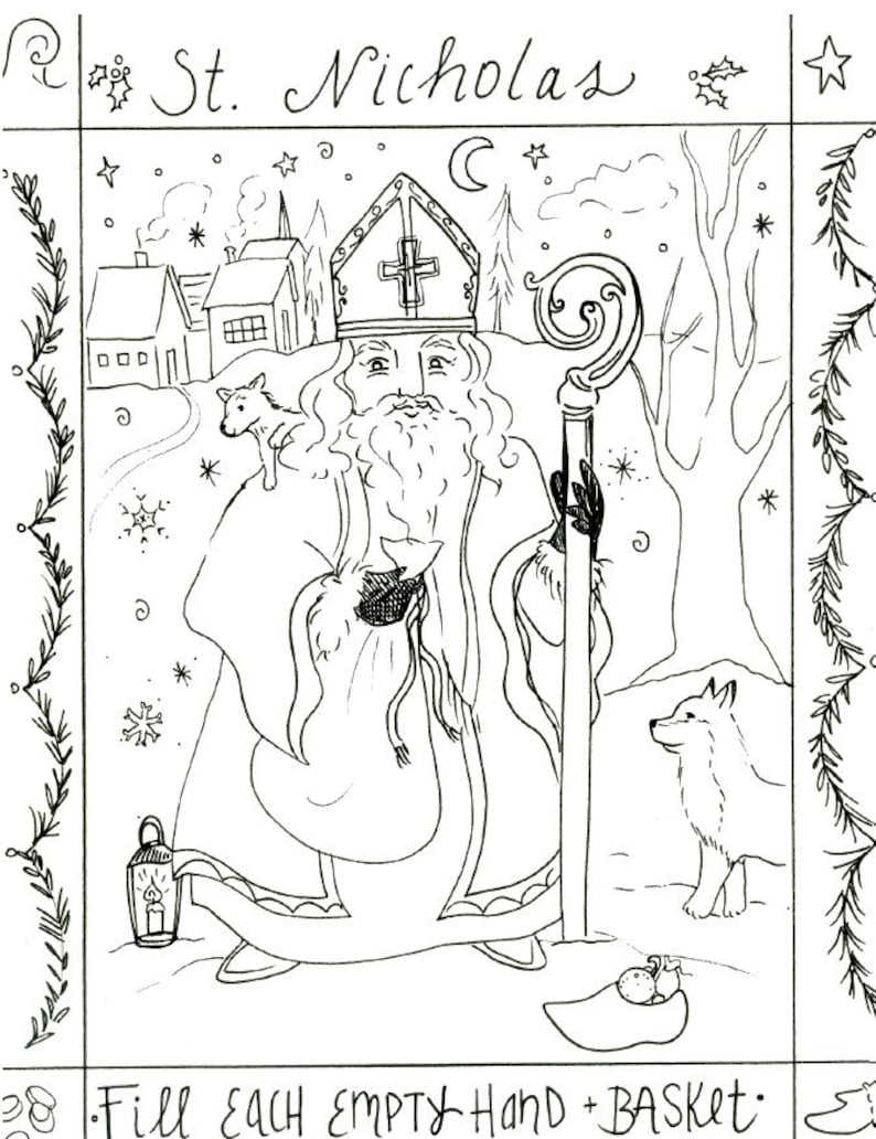 Baker's Dozen Saint Nicholas Picture Book Guide - Etsy