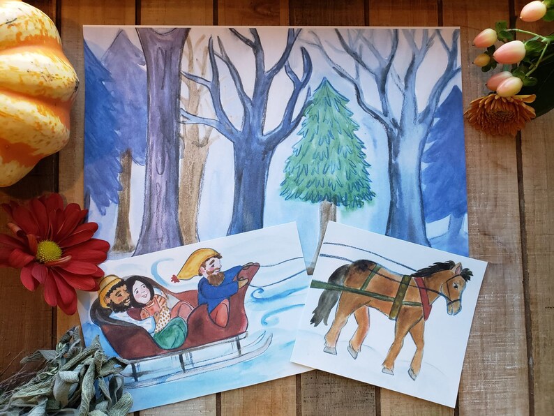 Over the River and Through the Woods Mini Literature Guide | Etsy