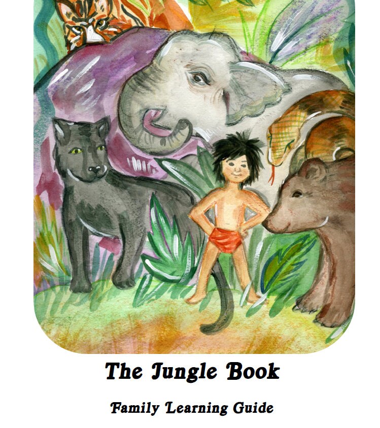 The Jungle Book: A Mini Learning Guide Learn About Nouns - Etsy