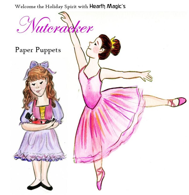 The Nutcracker Paper Puppet set | Etsy