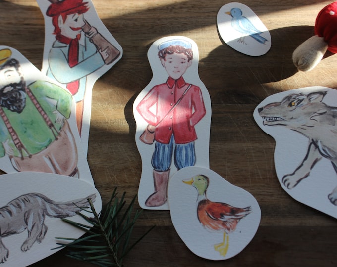 Peter and the Wolf Flashcard Set Music Study Flashcards Instrument ...