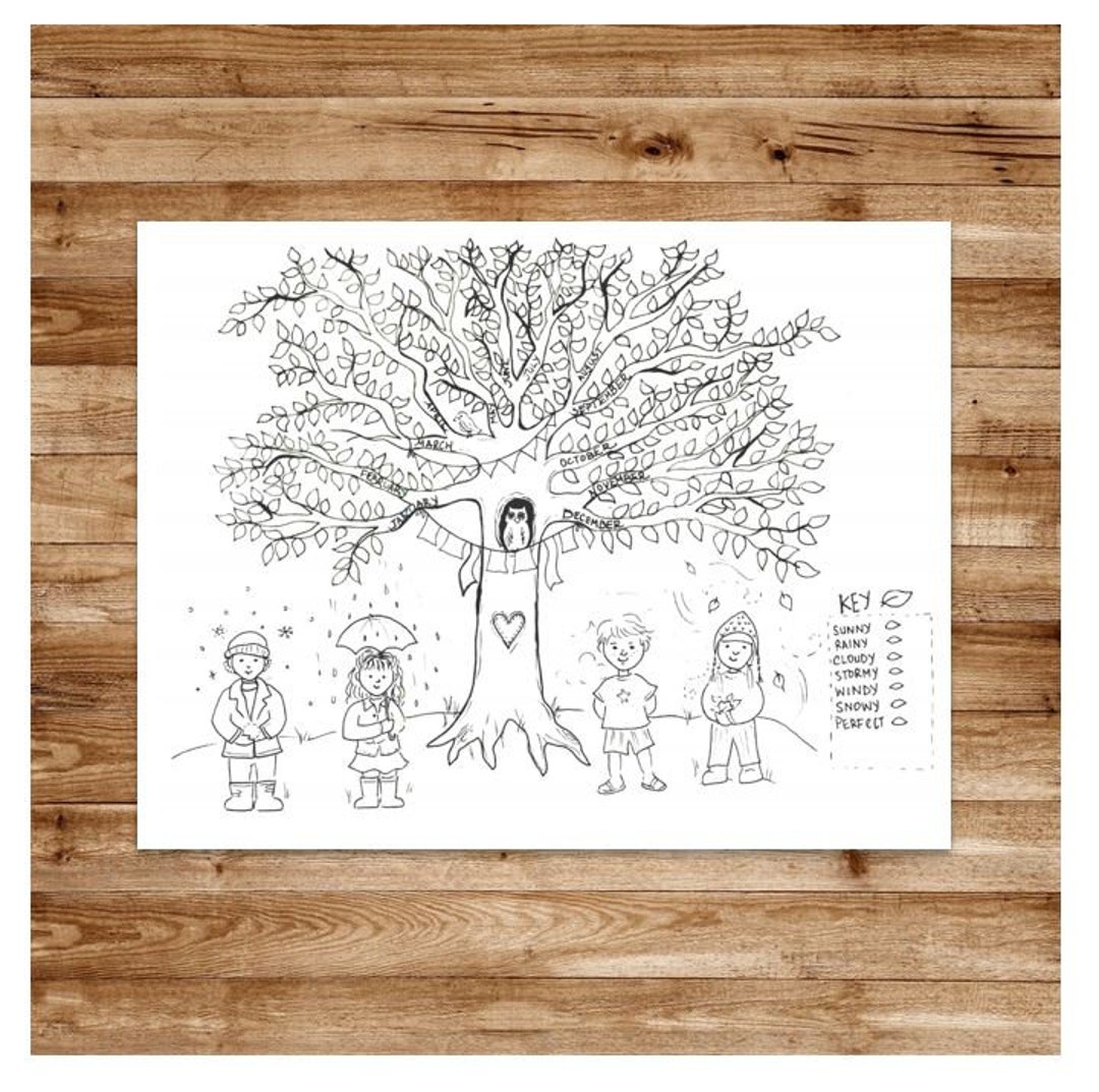 Weather Tree Tracker - Etsy