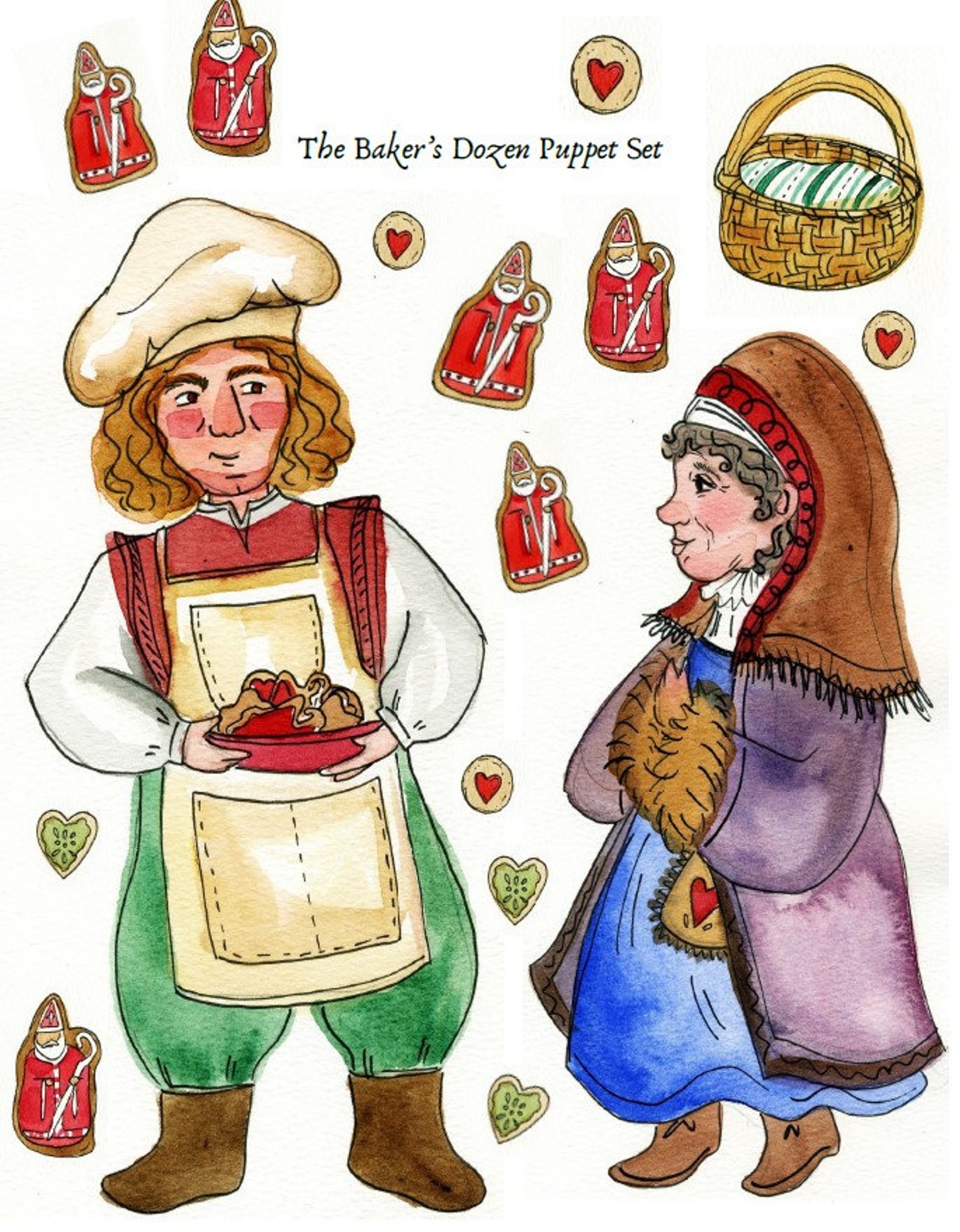 Baker's Dozen- Saint Nicholas Picture Book Guide - Etsy