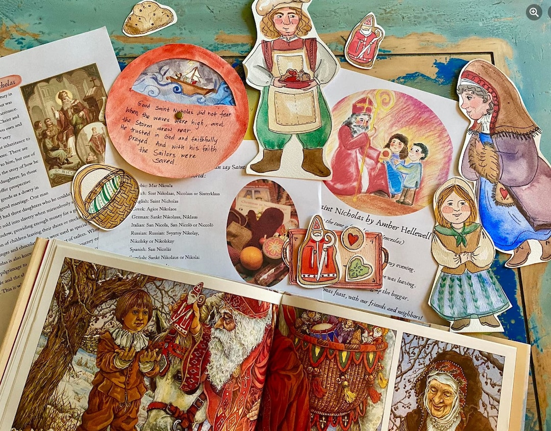 Baker's Dozen- Saint Nicholas Picture Book Guide - Etsy
