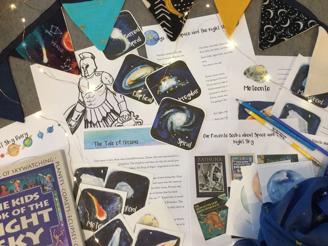 Perseids Meteor Space Shower Set - Etsy