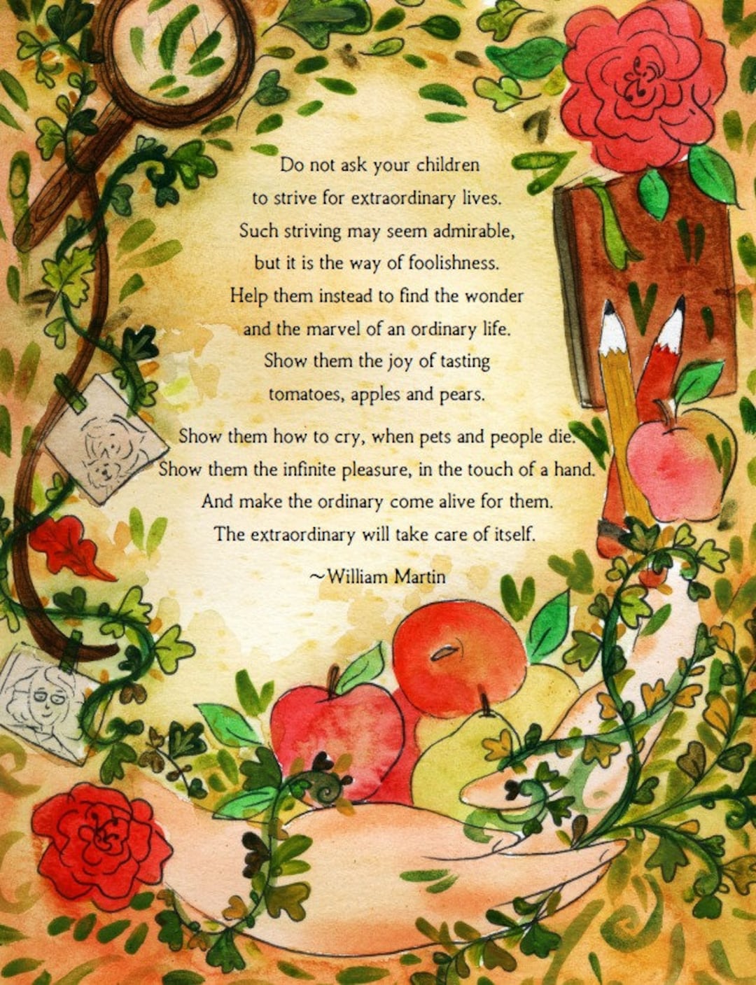 Make the Ordinary Come Alive Watercolor Print - Etsy