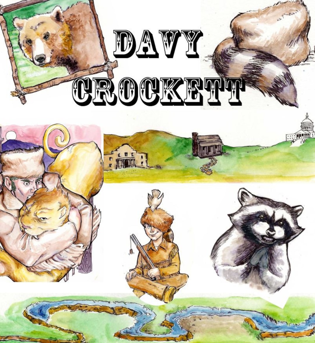 Davy Crockett- Folk Tale Guide - Etsy