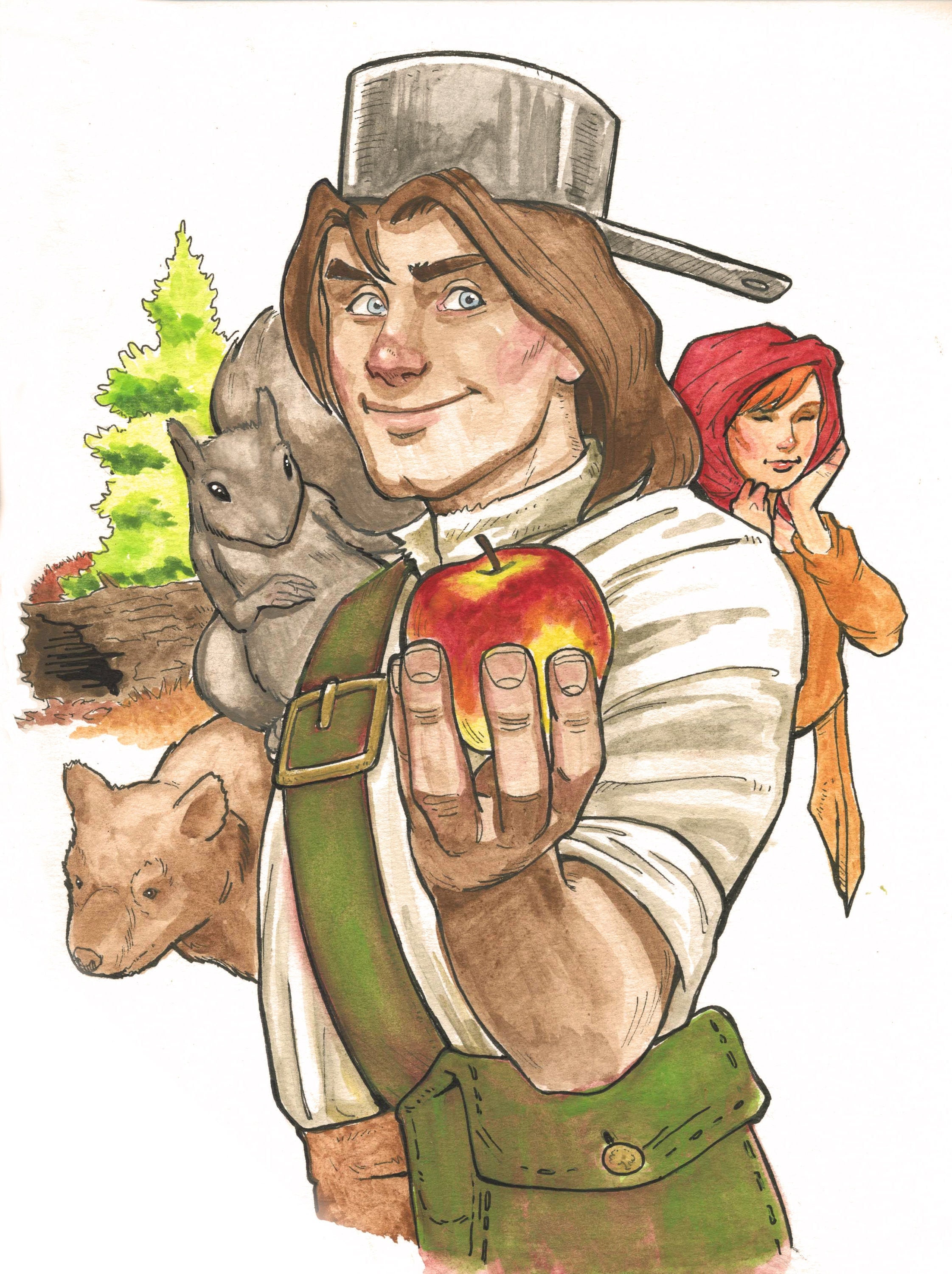 Johnny Appleseed Folk Tale Guide - Etsy