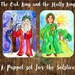 The Holly King and the Oak King Puppet Set - Etsy