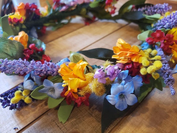 Midsummer Midsommar Floral Crown Made to Order Etsy UK